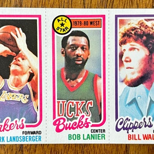 1980 Bill Walton, Bob Lanier, Paul Westphal, Dennis Johnson Topps ...