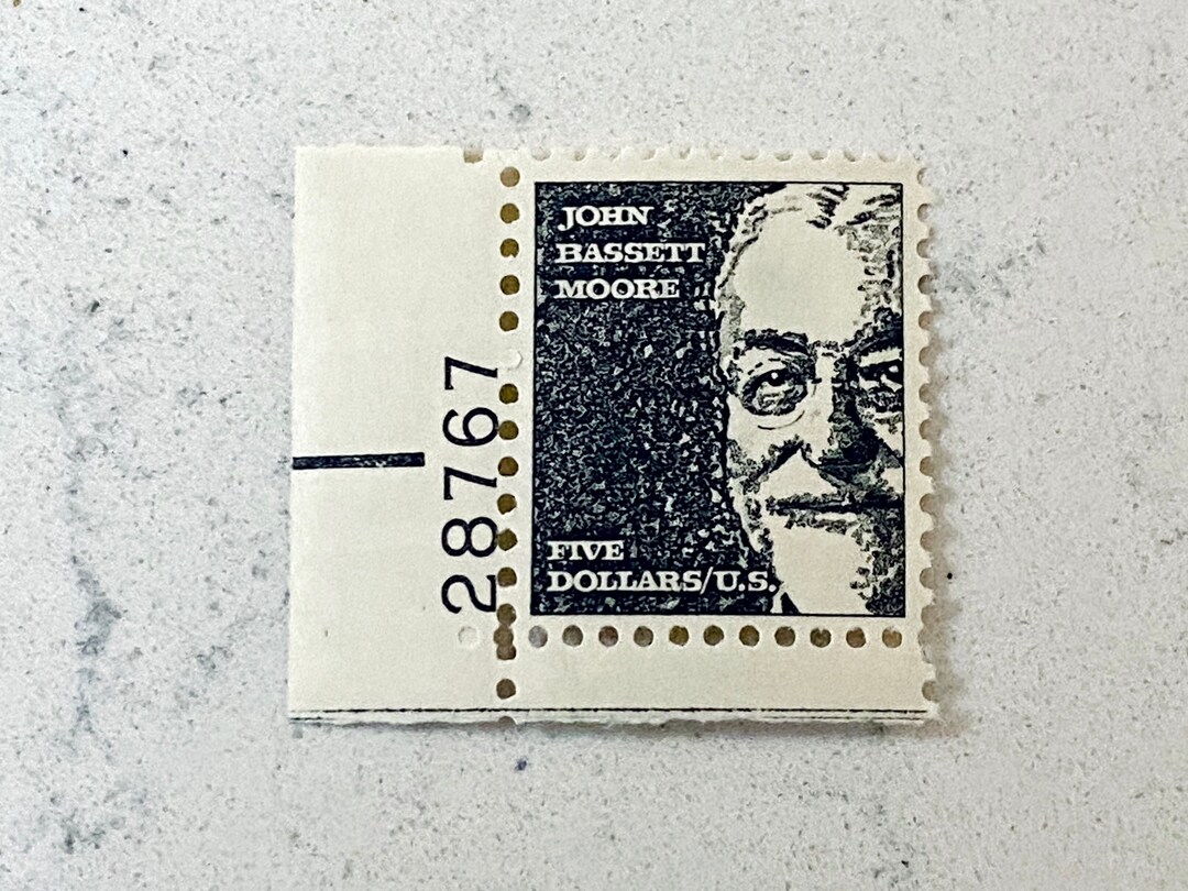 1966 John Bassett Moore Vintage Stamp - No. 1295 - Etsy