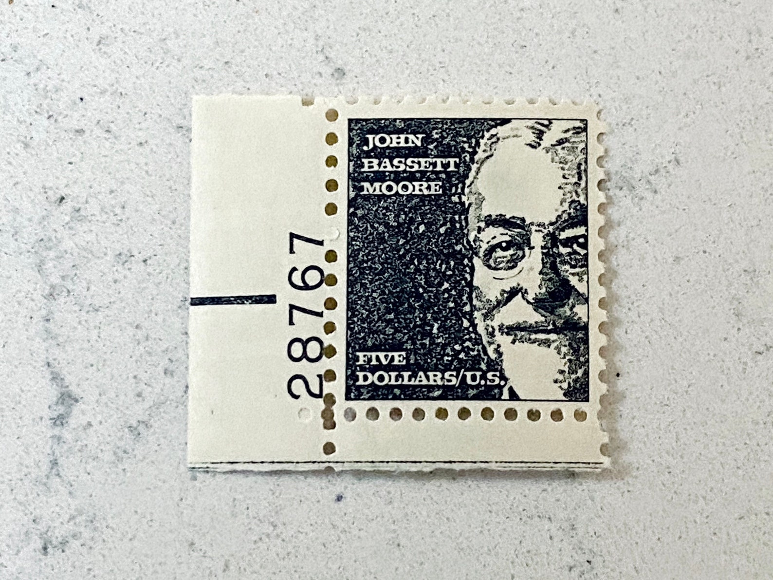 1966 John Bassett Moore Vintage Stamp - No. 1295 - Etsy