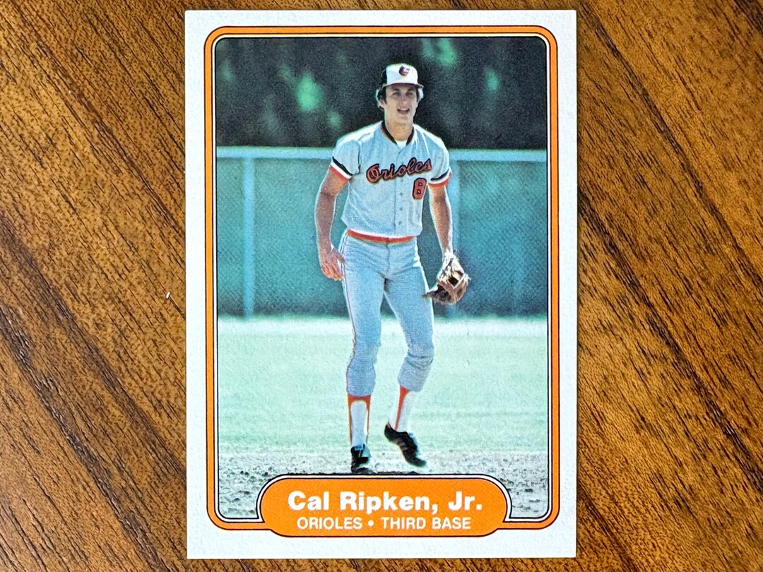 1982 Cal Ripken Jr. RC Fleer Baseball Card #176, Near Sharp Corners, No ...