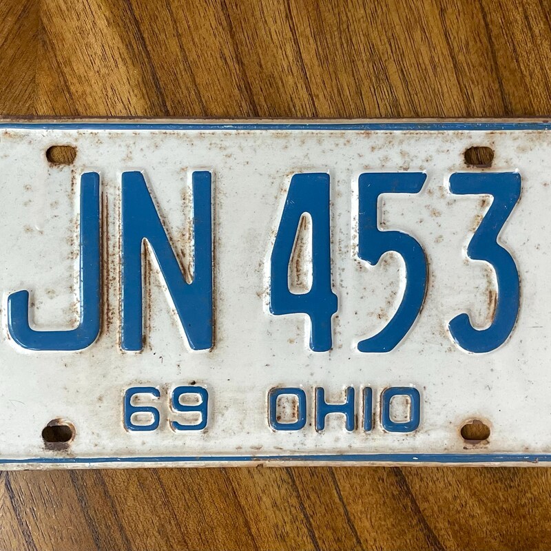 Old License Plate - Etsy
