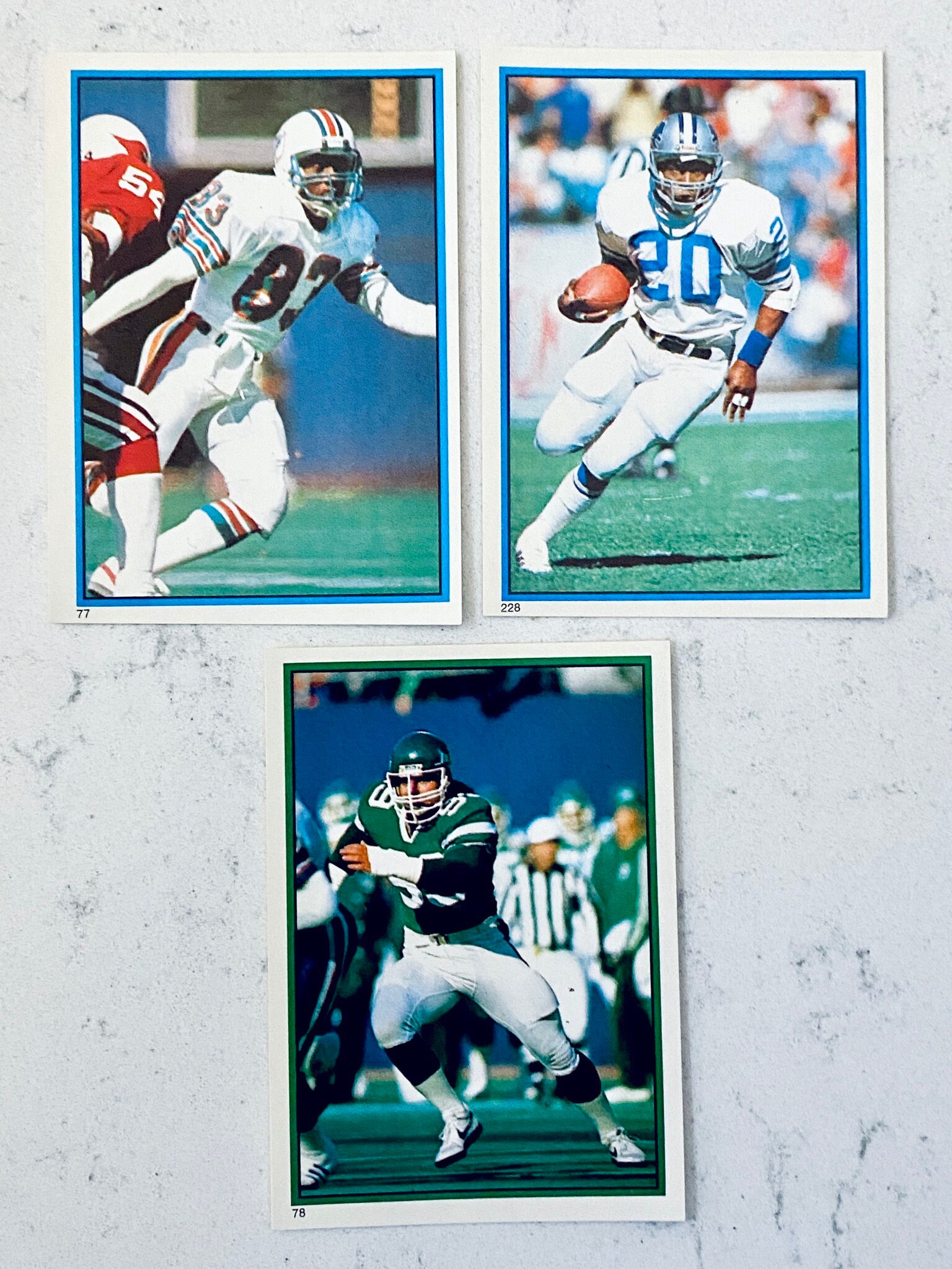 1985 Topps NFL Mini-stickers Lot 11 Warren Moon RC Dan - Etsy