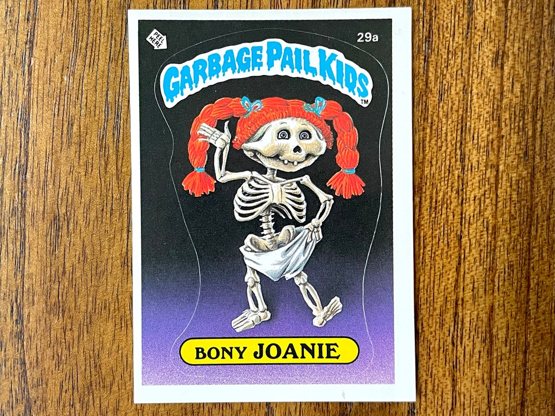 1985 Bony Joanie Garbage Pail Kids Series 1 Card #29a Matte Back, Sharp ...