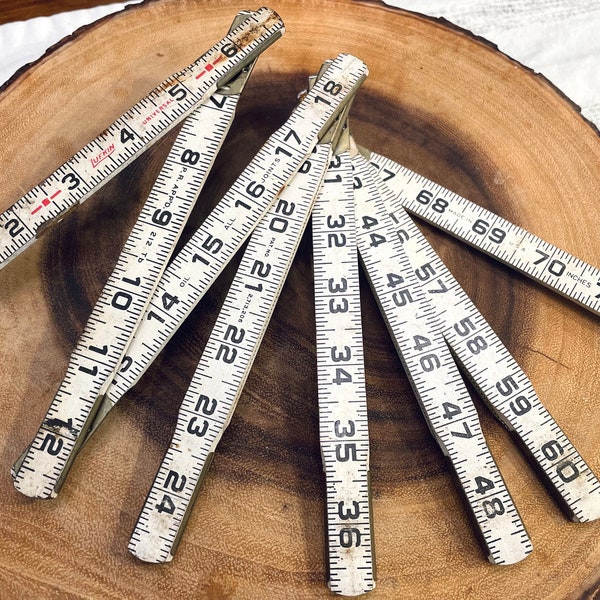 Folding Wood Ruler - Etsy