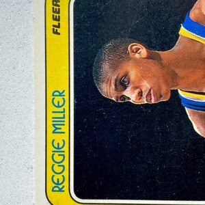 1988 Reggie Miller RC 57 Fleer Basketball Card no creases | Etsy