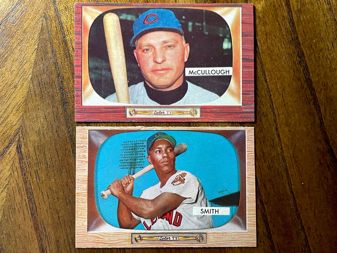 1955 Bowman Baseball Cards With High Number, Al Smith & Clyde ...
