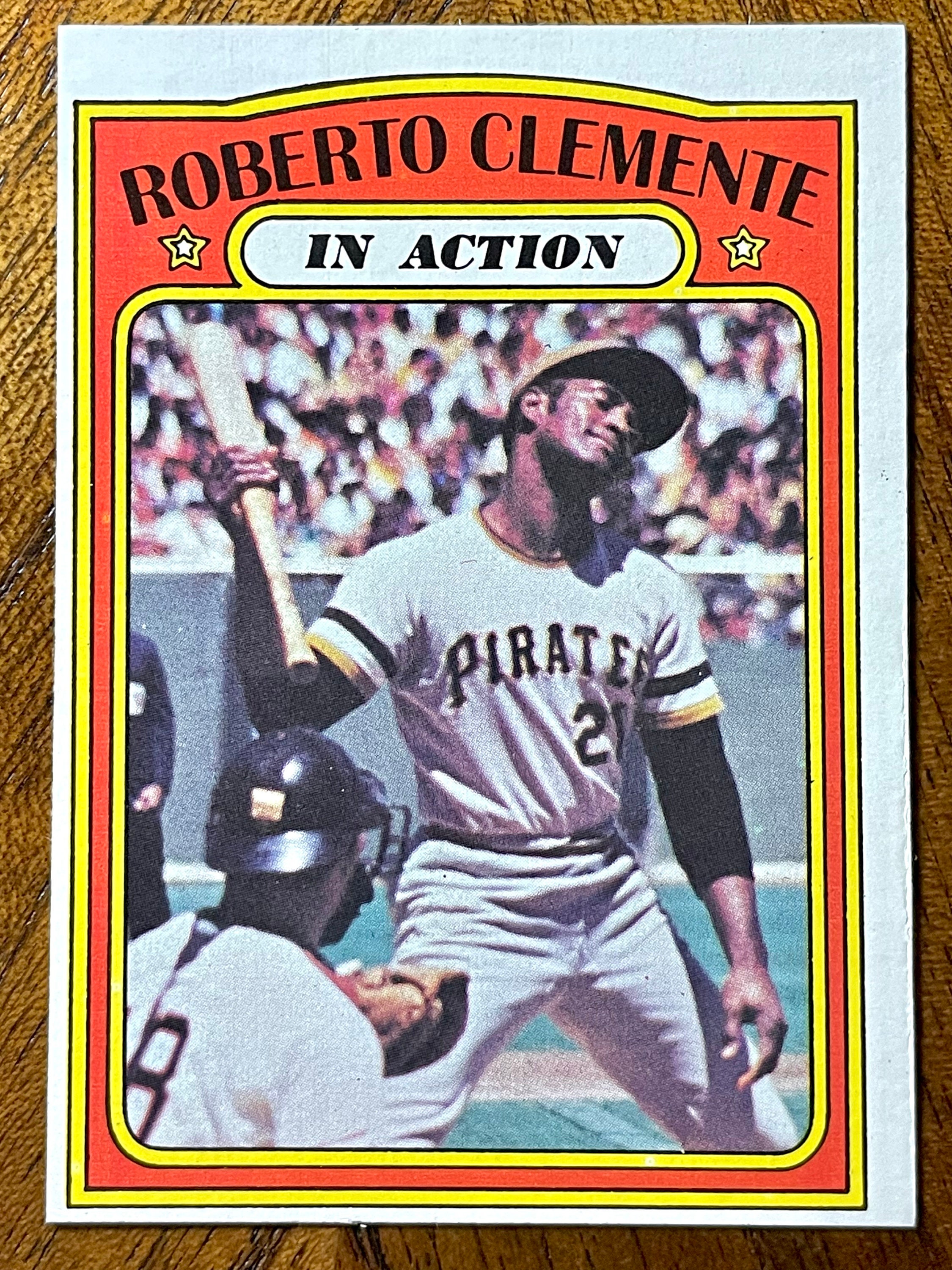 1972 Roberto Clemente in Action Topps Baseball Cards 310 - Etsy