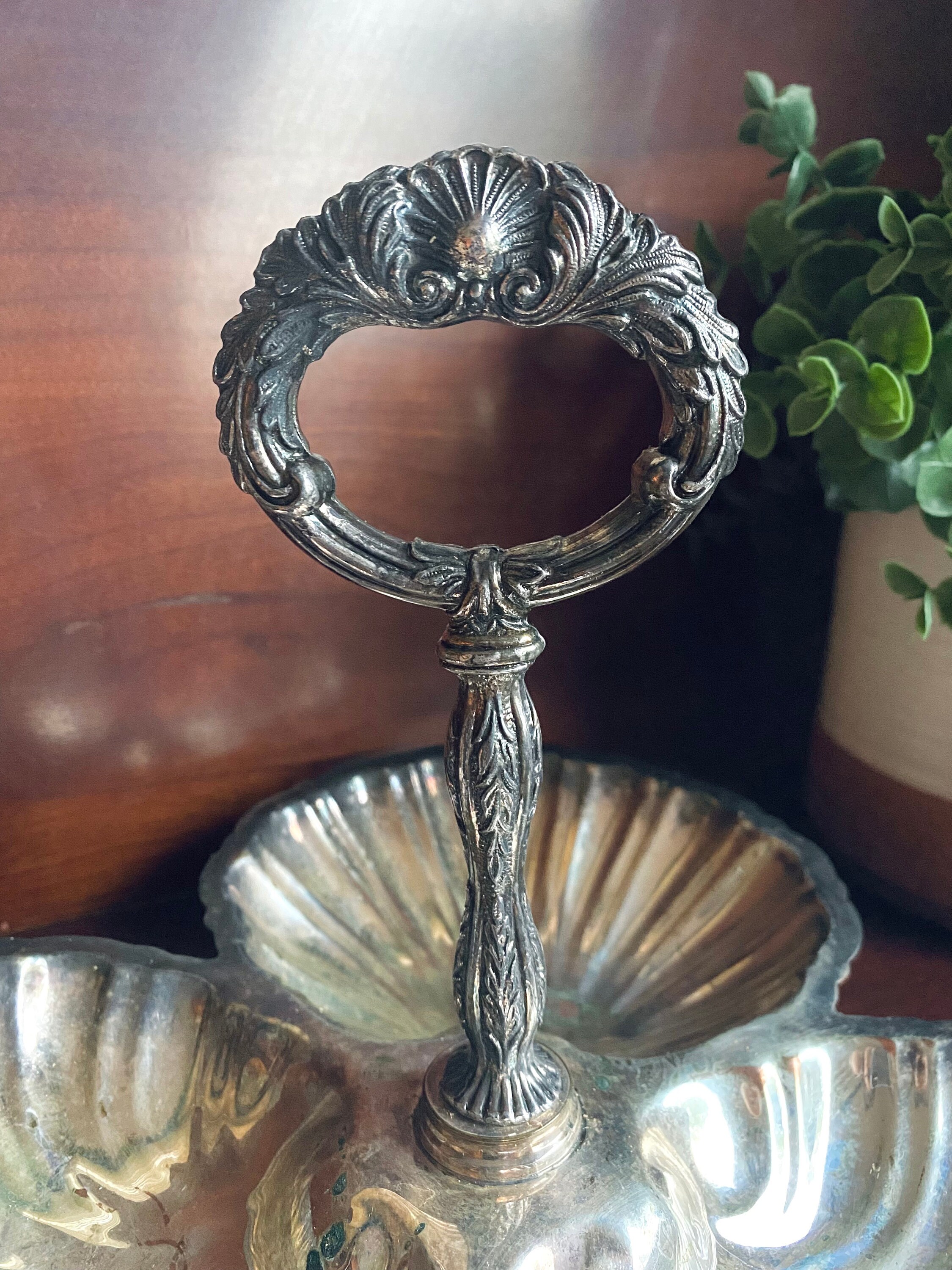 Dodge Inc LA-NY Silver Plated Sea Shell Vintage Serving Tray - Etsy