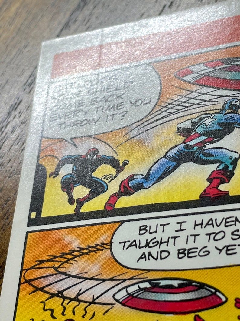 1990 Captain America Marvel Impel Cards No Creases - Etsy