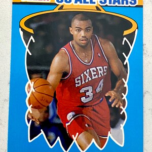 1989-1990 Fleer Basketball HOF Stars Lot (6), Akeem Olajuwon, Charles ...