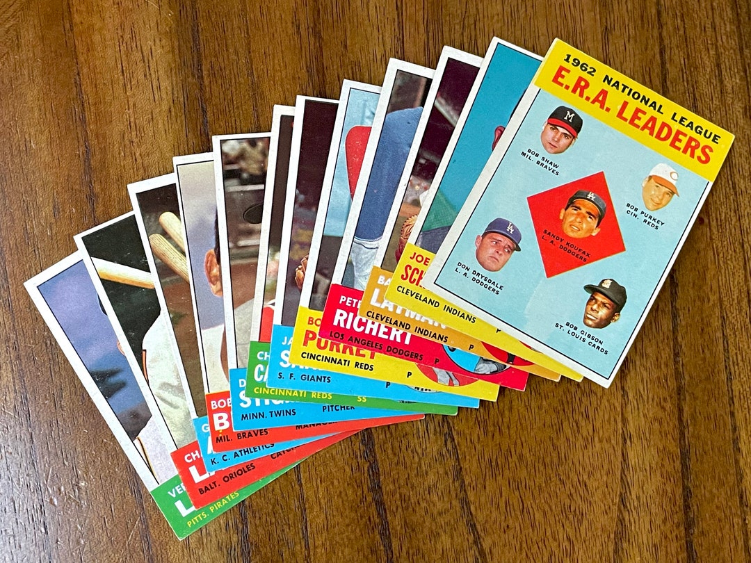 1963 Stars, Higher Number & Commons Topps Baseball Card Lot (12 Cards ...