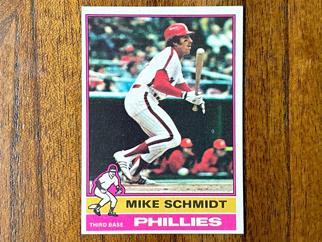 1976 Mike Schmidt Topps Baseball Card #480, Sharp Corners, No Creases ...