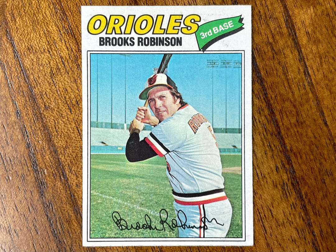 1977 Brooks Robinson Topps Baseball Card #285, Sharp Corners, No ...