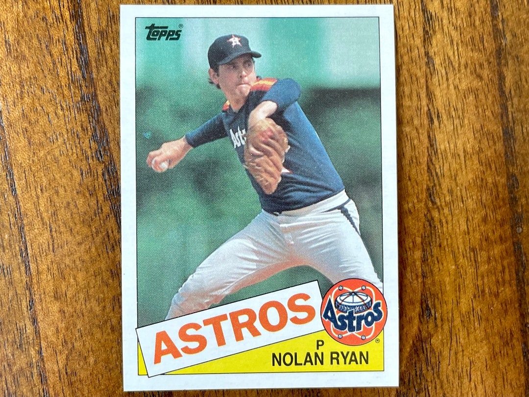 1985 Nolan Ryan Topps Baseball Card #760, Sharp Corners, No Creases C2 ...