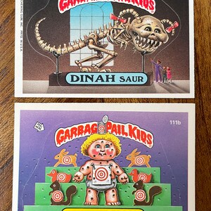 1986 Garbage Pail Kids Series 3 Cards (4), Sharp Corners, No Creases or ...