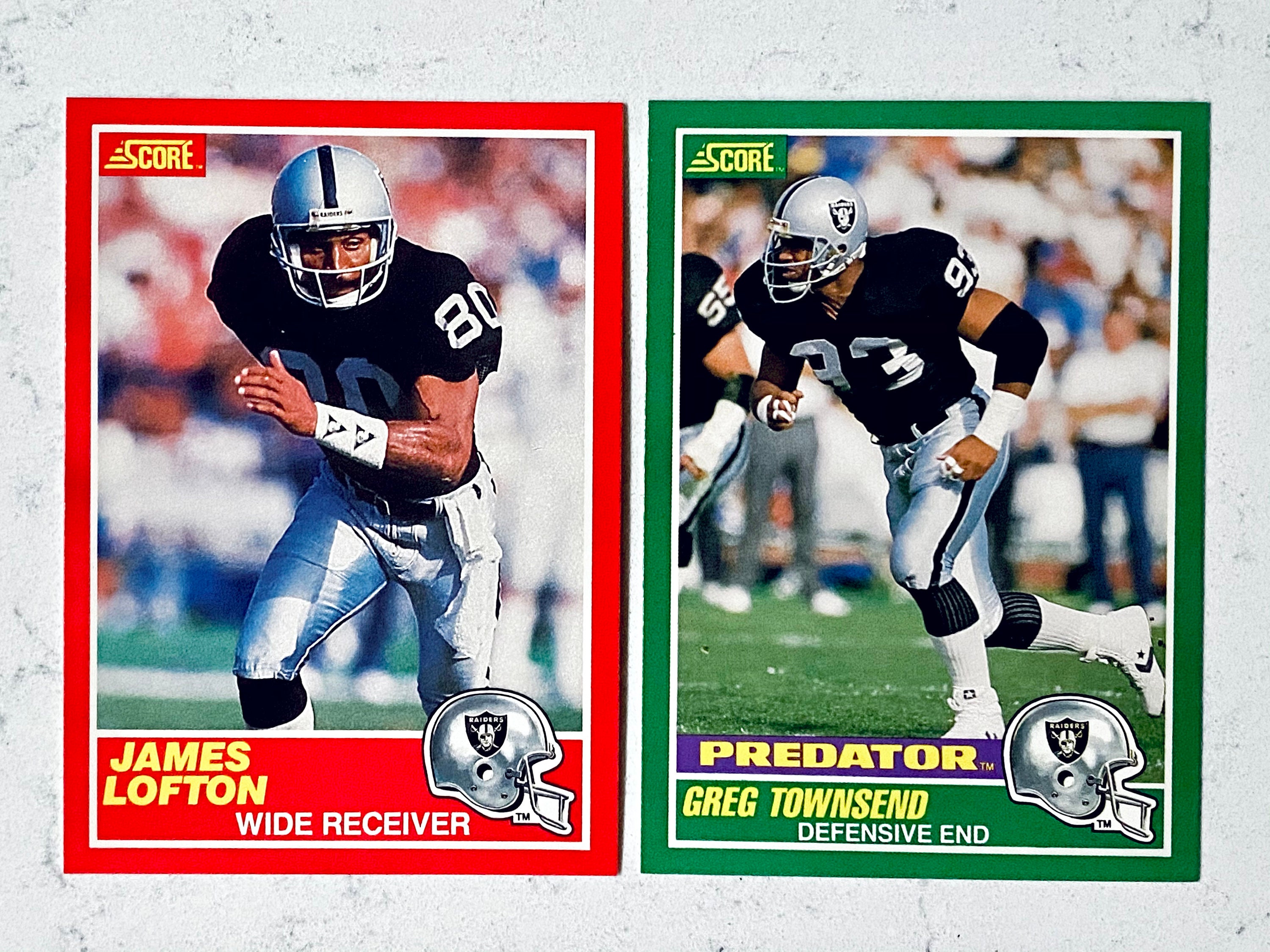 1989 Oakland Raiders Score Football Team Lot 14 Gem-mint - Etsy