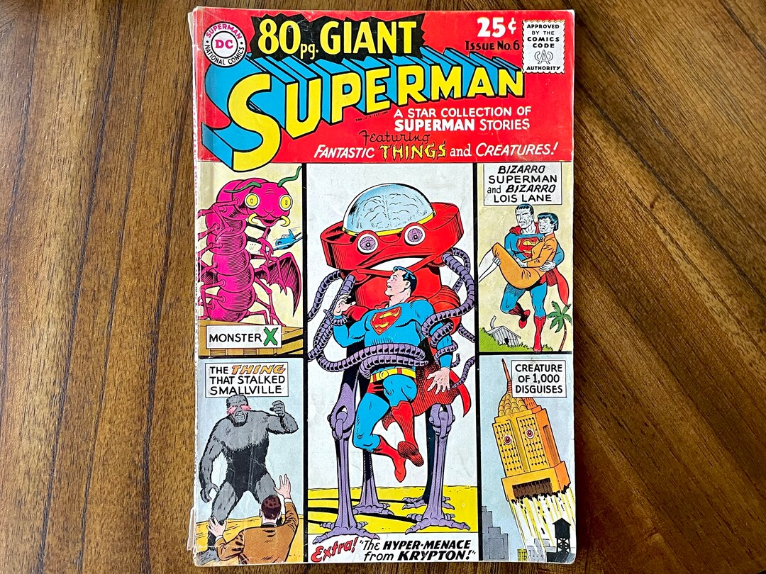 1965 Superman Giant Issue #6, Silver Age Comic - Etsy
