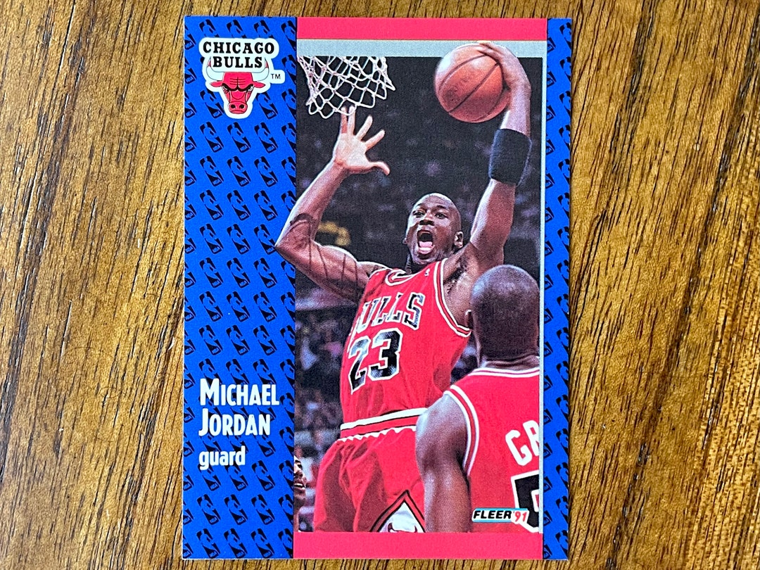 1991 Michael Jordan Fleer Basketball Card #29, Sharp Corners, No ...