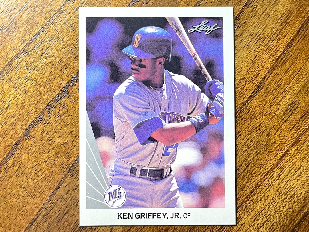 1990 Leaf Ken Griffey Jr. Baseball Card #245, Sharp Corners, No Creases ...