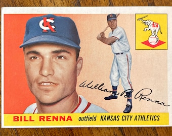 1955 Topps Andy Carey Baseball Card 20, No Creases - Etsy