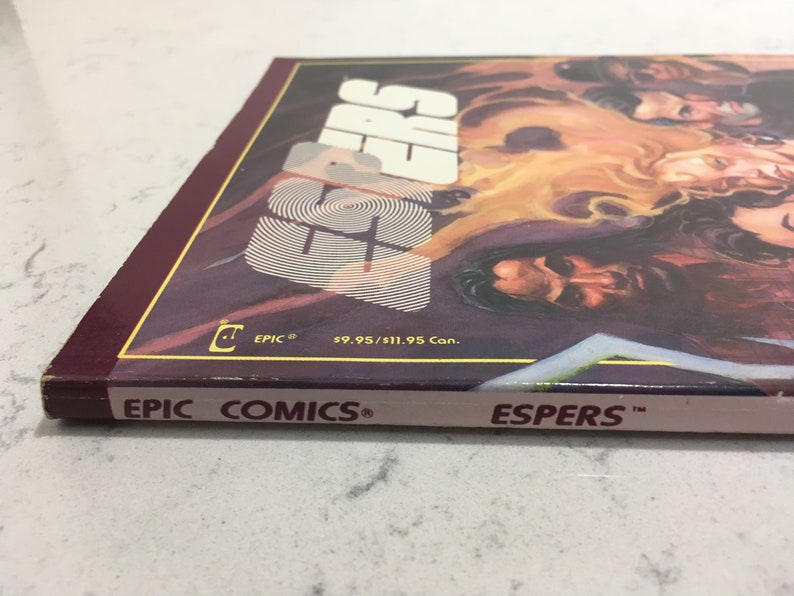 1990 Graphic Novel ESPERS Epic Comics Original Print Near - Etsy