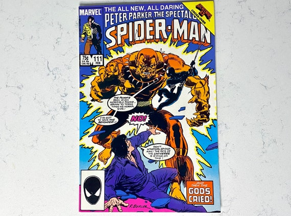 1985 Peter Parker The Spectacular Spider-man 111 In Perfect - Etsy
