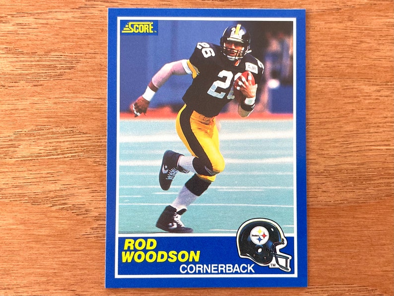 1989 Score Rod Woodson RC 78 Football Card Grade Ready - Etsy