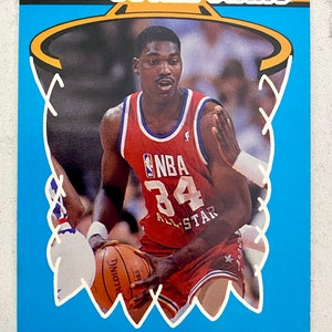 1989-1990 Fleer Basketball HOF Stars Lot (6), Akeem Olajuwon, Charles ...
