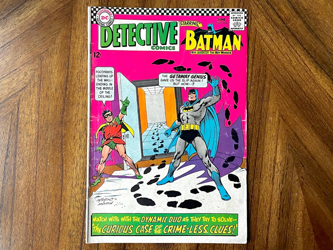 1967 Detective Comics Issue 364, the Curious Case of the Crime-less ...