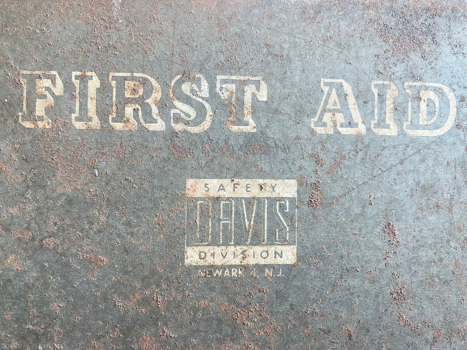 Vintage First Aid Safety Kit Made by Davis Division in Newark | Etsy