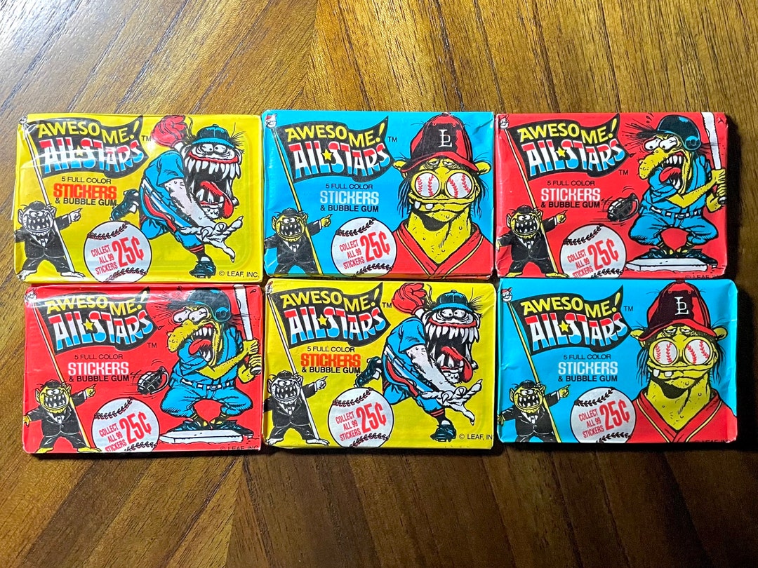 1988 Leaf Awesome All-stars Unopened Packs (6) - Etsy