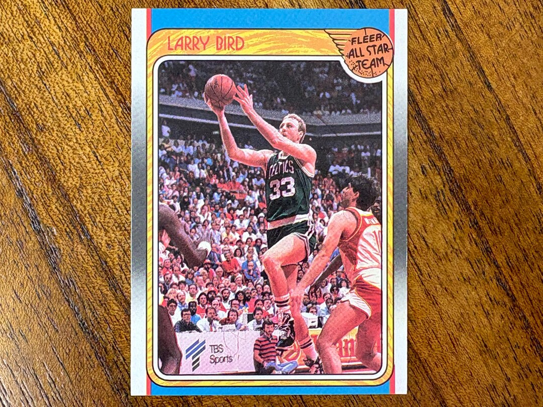1988 Larry Bird All-star Fleer Basketball Card #124, Sharp Corners, No ...