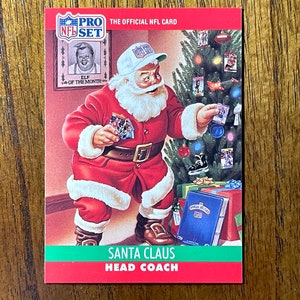 1990 Pro Set Santa Claus Head Coach Football Card, Sharp Corners, No ...