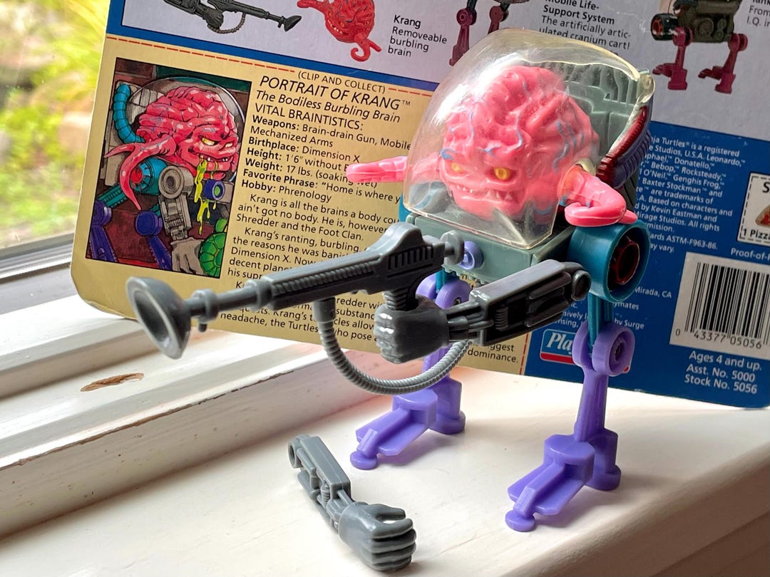 1989 Teenage Mutant Ninja Turtles Krang Action Figure With Complete ...