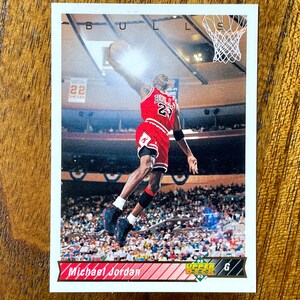 1992 Michael Jordan Upper Deck Basketball Card 23 Sharp - Etsy
