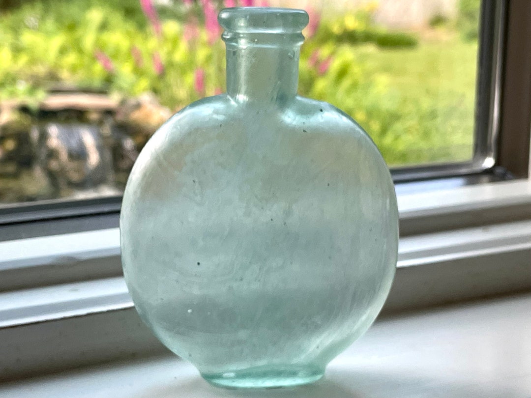 1800s Cork Top Pumpkin Seed Flask, No Large Chips or Cracks, Antique ...