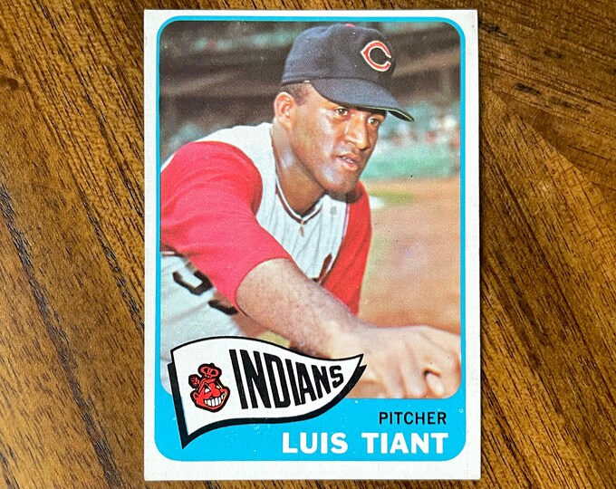 1965 Luis Tiant RC Topps Baseball Card #145, Sharp Corners, No Creases ...