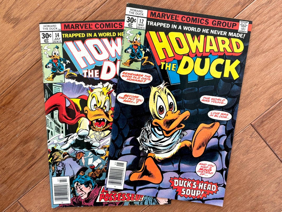 1977 Howard the Duck Issue #12 Duck Head Soup Comic, First Appearance ...