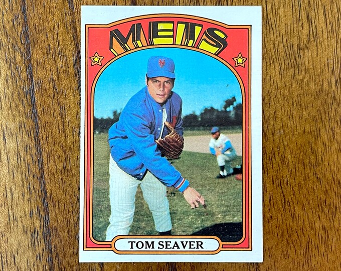 1972 Tom Seaver in Action Topps Baseball Card #446, No Creases - Etsy