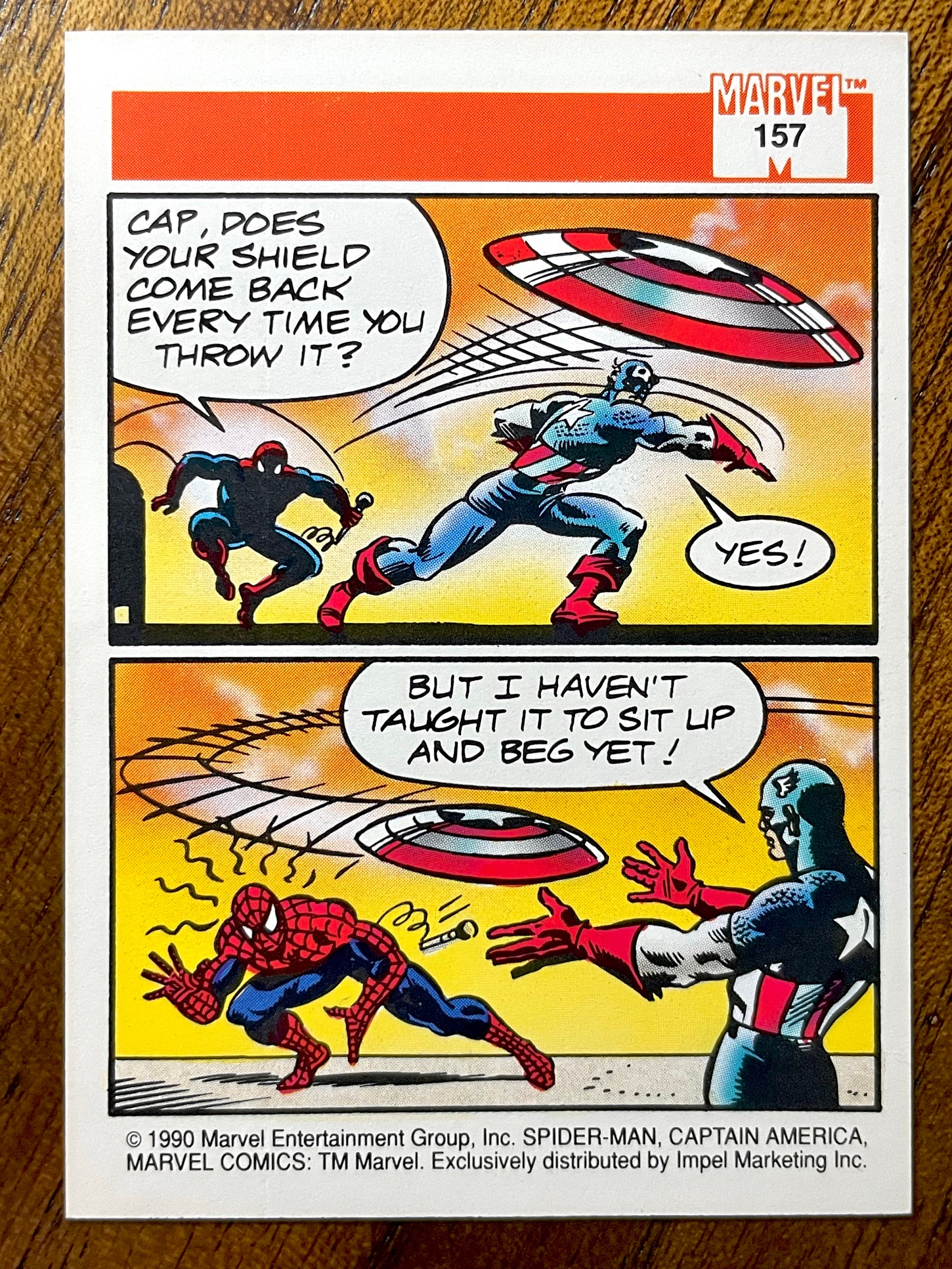 1990 Captain America Marvel Impel Cards No Creases - Etsy