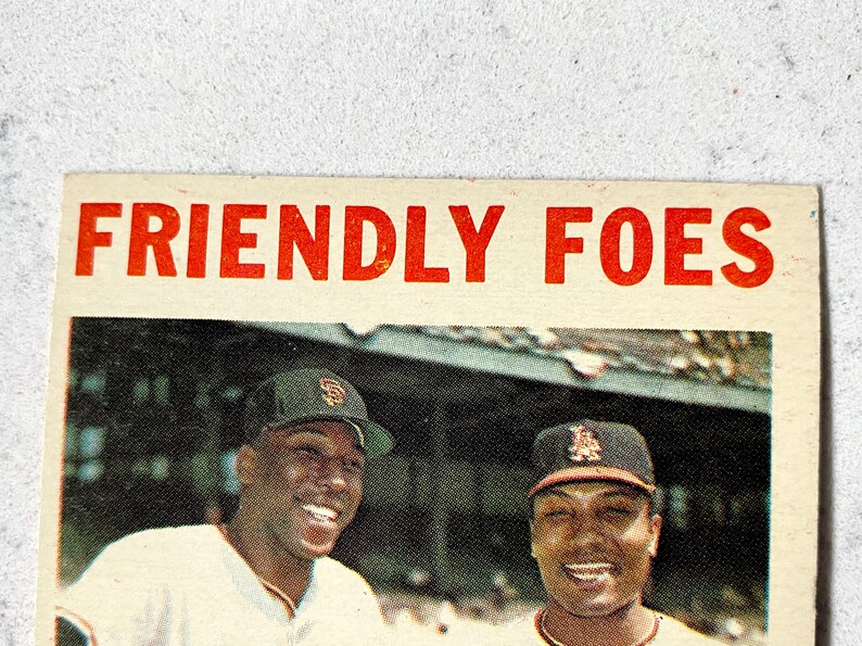 1964 Topps Willie Mccovey & Leon Wagner Friendly Foes Baseball - Etsy