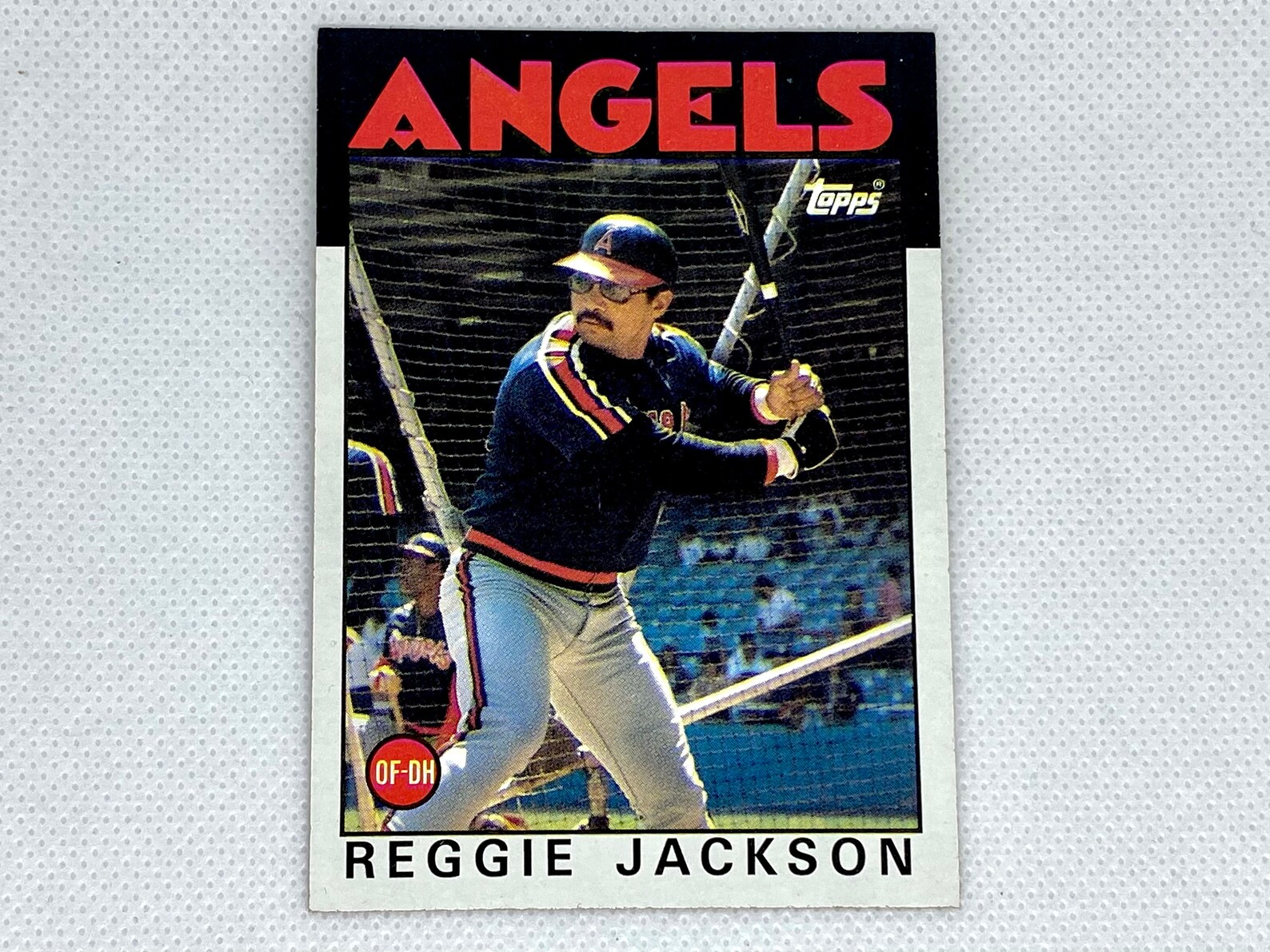 1986 Reggie Jackson Topps Baseball Card 700 No Creases - Etsy