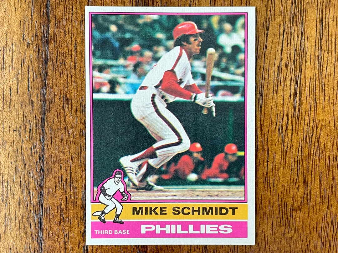 1976 Mike Schmidt Topps Baseball Card #480, Sharp Corners, No Creases ...