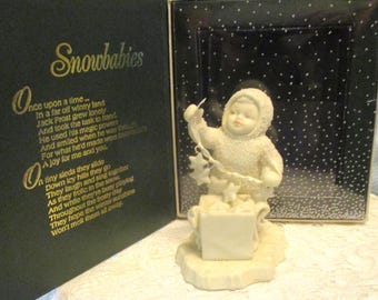 Snowbaby Figurine, Vintage Snowbabies, Dept 56, Christmas Figurines ...