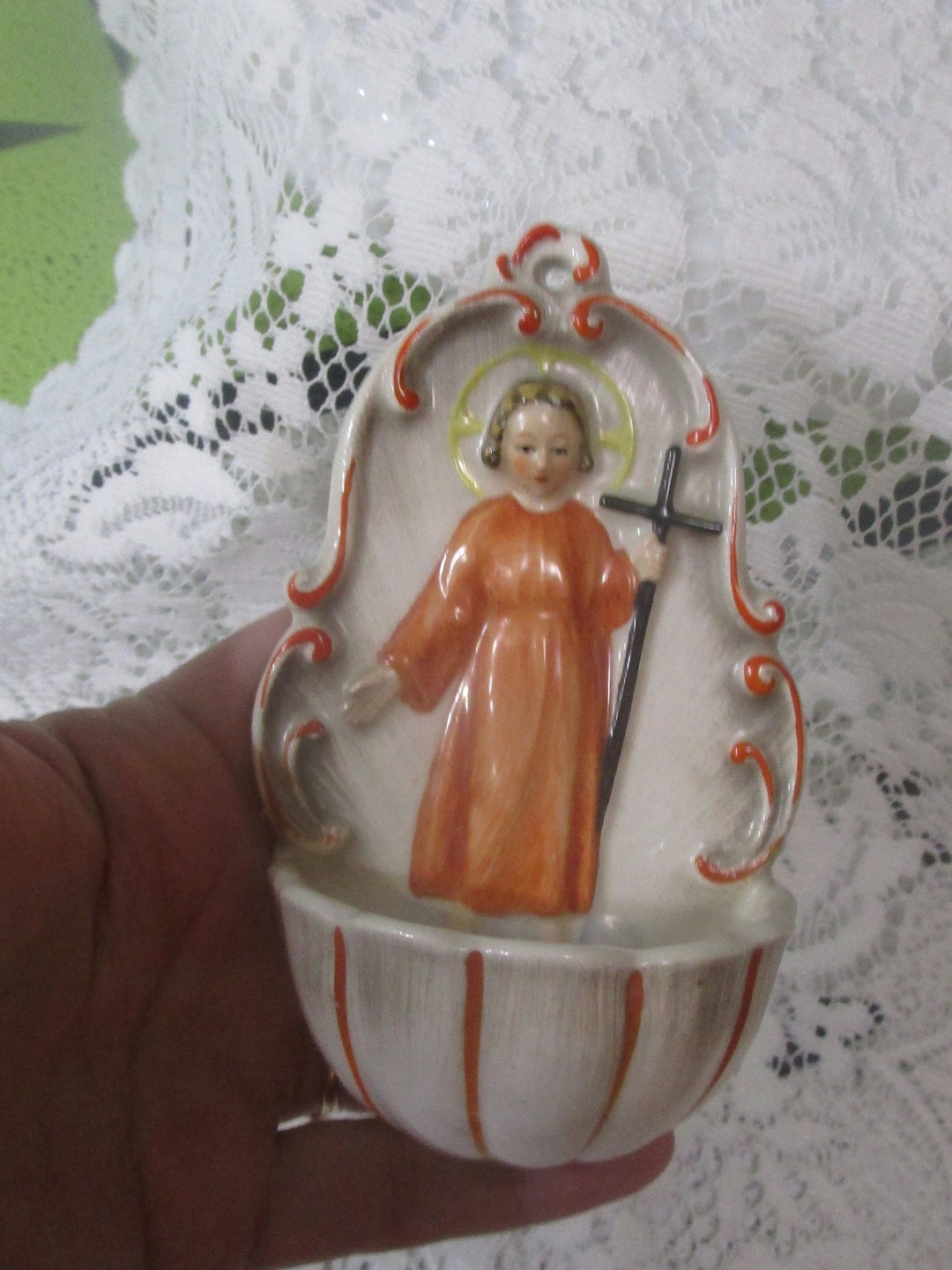 Hummel, Holy Water Font, Religious Wall Decor, Religious Hummels, Hummel Jesus, Religious Decor ...