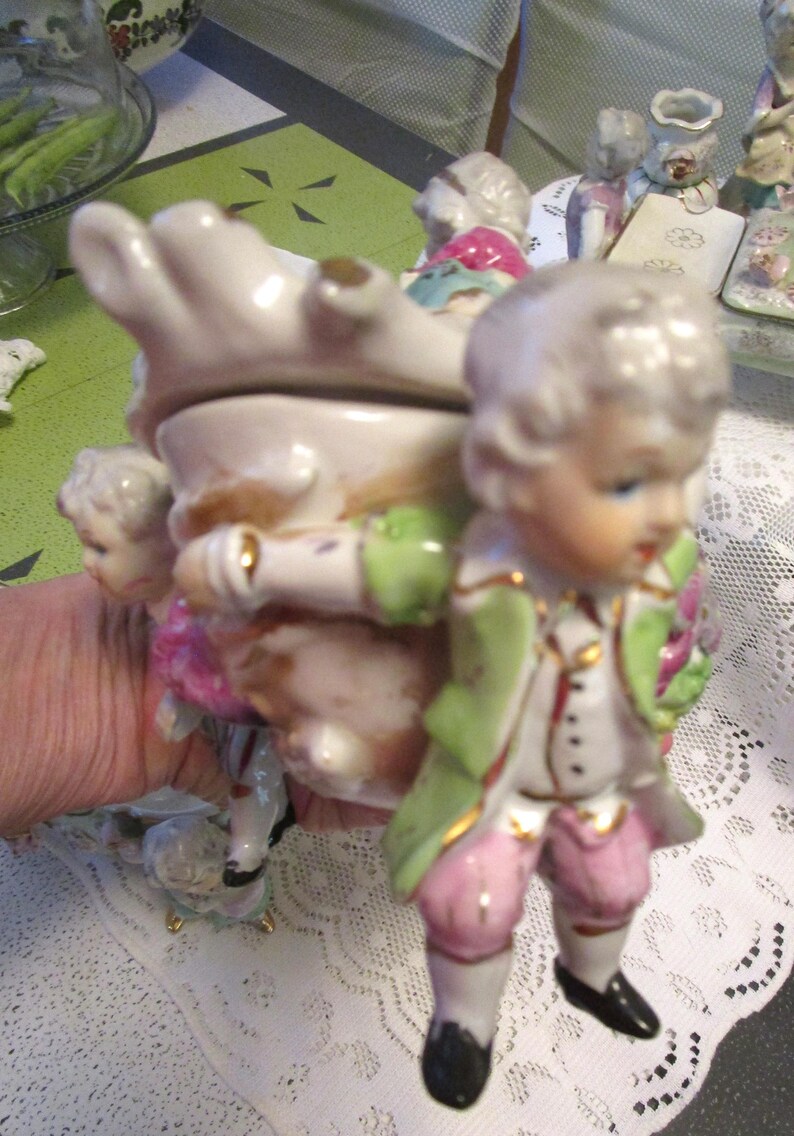 10 PC, Shafford China, Colonial Kids, Shafford Vase, Candlestick ...