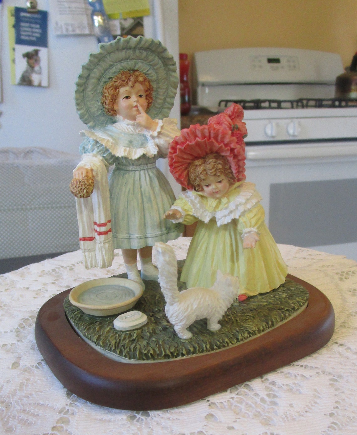 Maud Humphrey Bogart, Kittys Bath, Limited Edition, Vintage Figurine ...