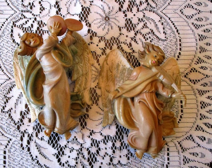 Italian Angels, Wall Decor, Vintage Angels, Angel Musicians, Wall ...