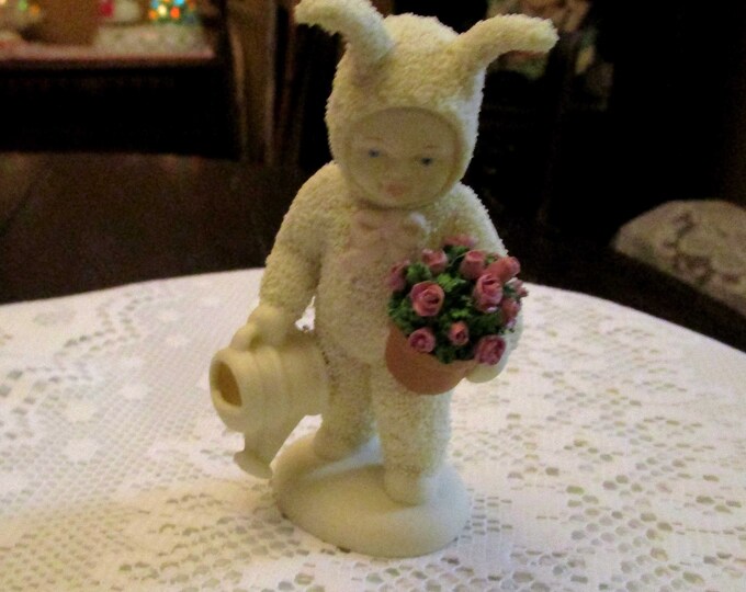 Snowbunny, Easter Snowbaby, Bunny Figurine, Master Gardener, Vintage ...
