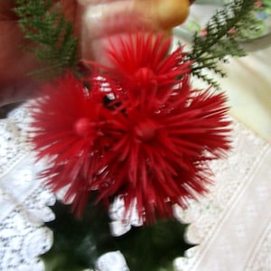 Mistletoe Santa Mistletoe Plastic Santa Vintage Christmas - Etsy